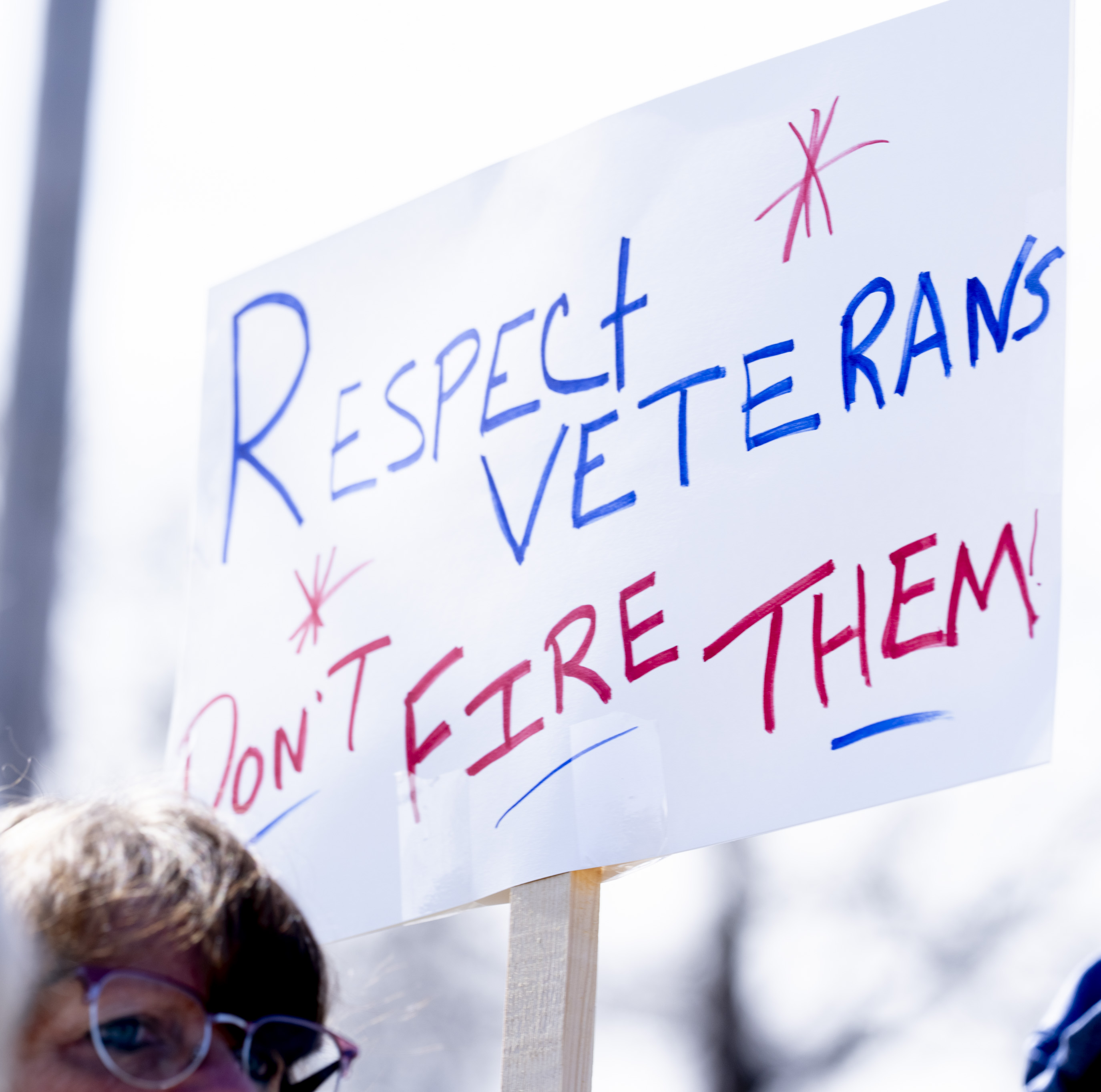 VA Federal Workers March – Heart KC